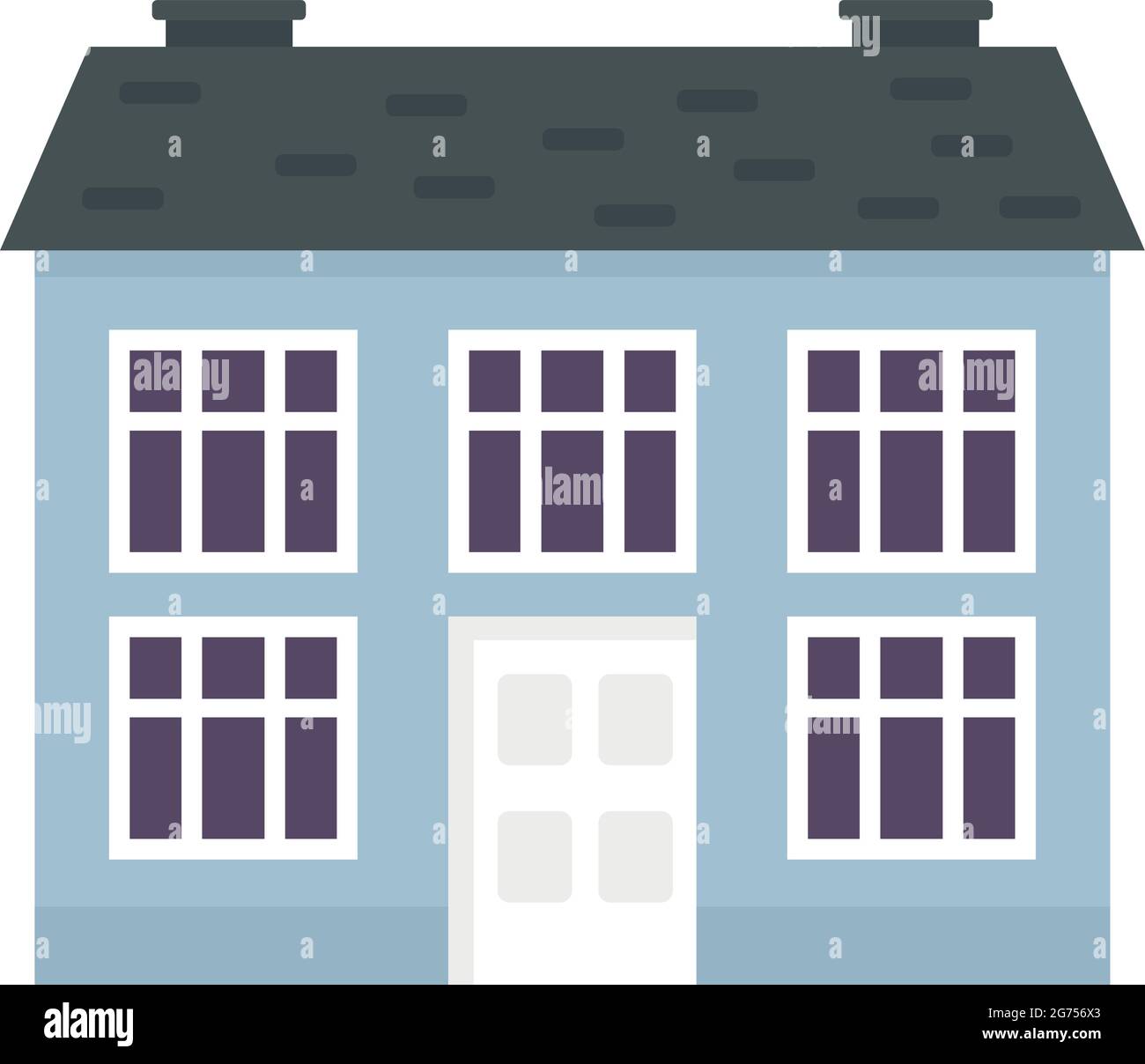 Cottage icon flat isolated vector Stock Vector Image & Art - Alamy