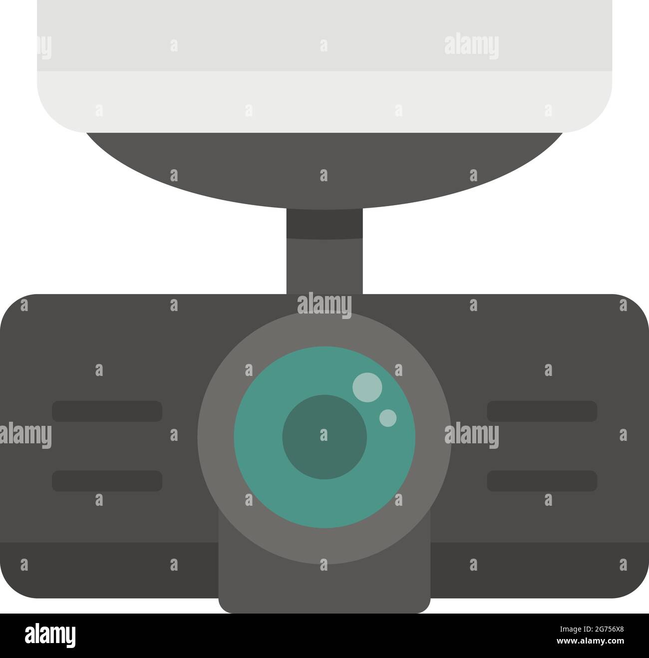 Dash cam recorder icon flat isolated vector Stock Vector Image & Art ...