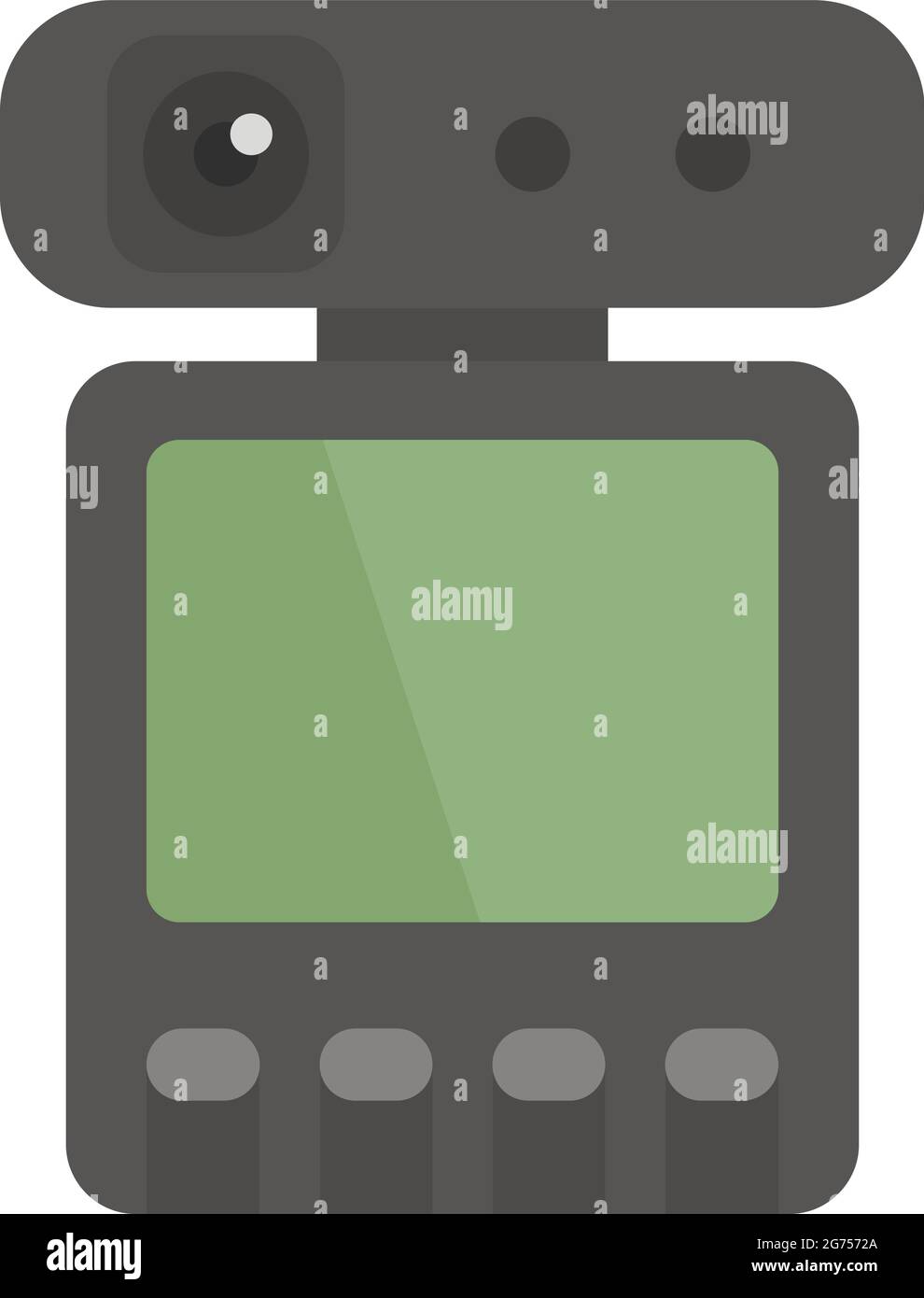 Dvr recorder icon flat isolated vector Stock Vector Image & Art - Alamy