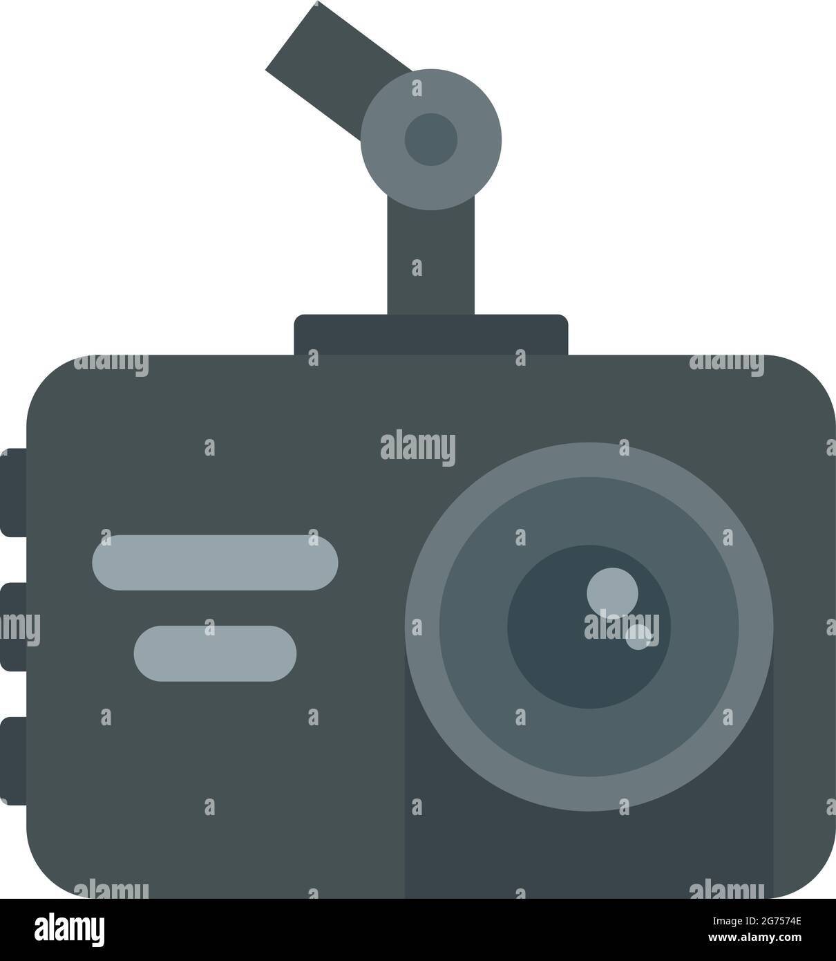 Electric digital recorder icon flat isolated vector Stock Vector Image ...