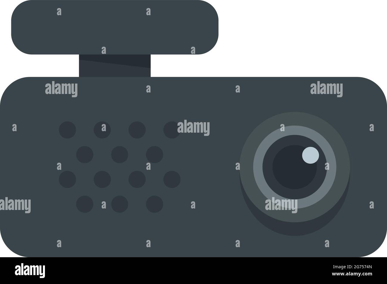 Car dvr recorder icon flat isolated vector Stock Vector Image & Art - Alamy