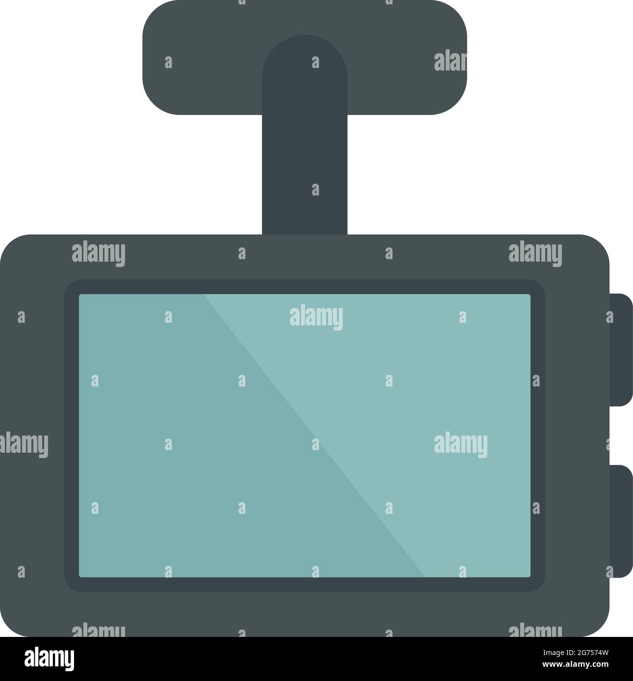 Vehicle dvr icon flat isolated vector Stock Vector Image & Art - Alamy