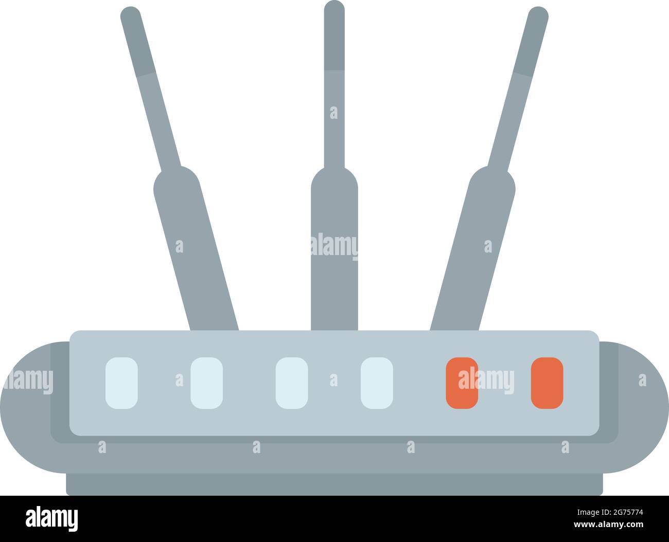 Wireless router icon flat isolated vector Stock Vector Image & Art - Alamy
