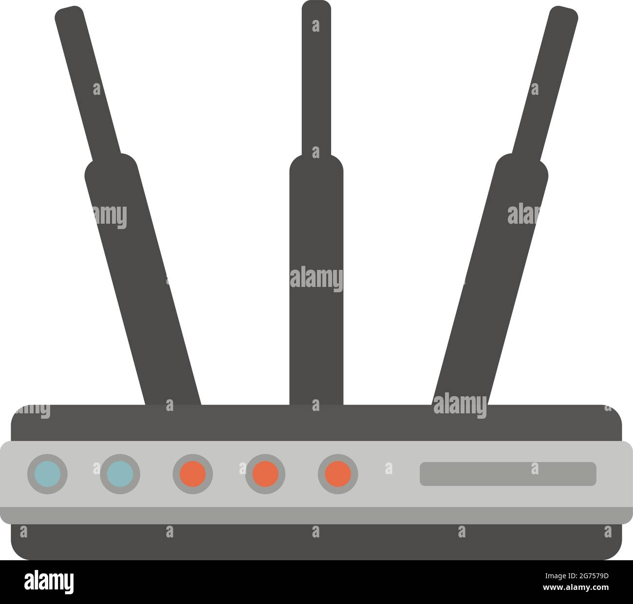 Router hub icon flat isolated vector Stock Vector Image & Art - Alamy