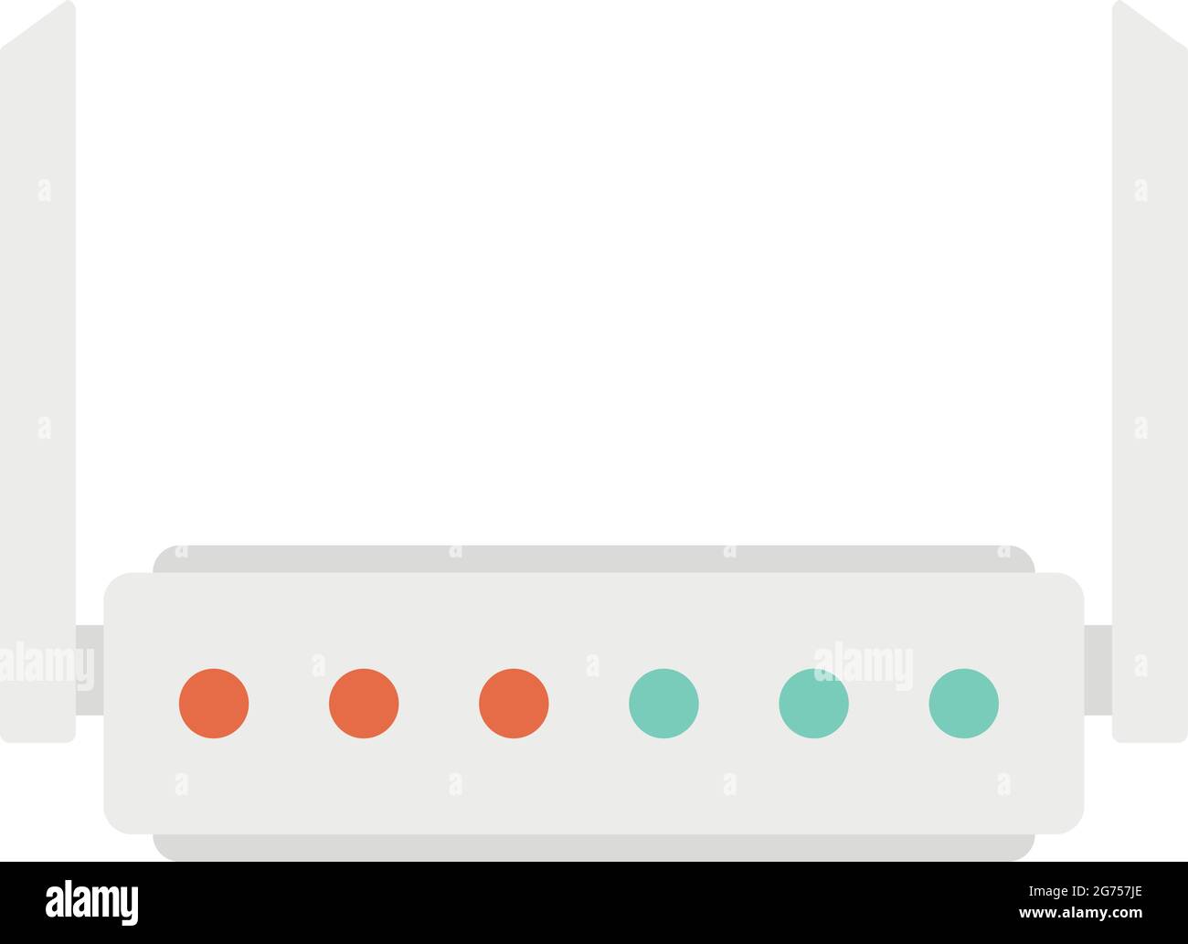 Broadband router icon flat isolated vector Stock Vector Image & Art - Alamy