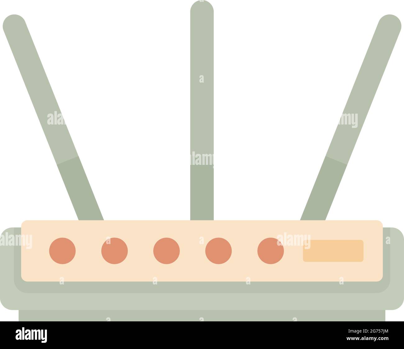 Internet router icon flat isolated vector Stock Vector Image & Art - Alamy