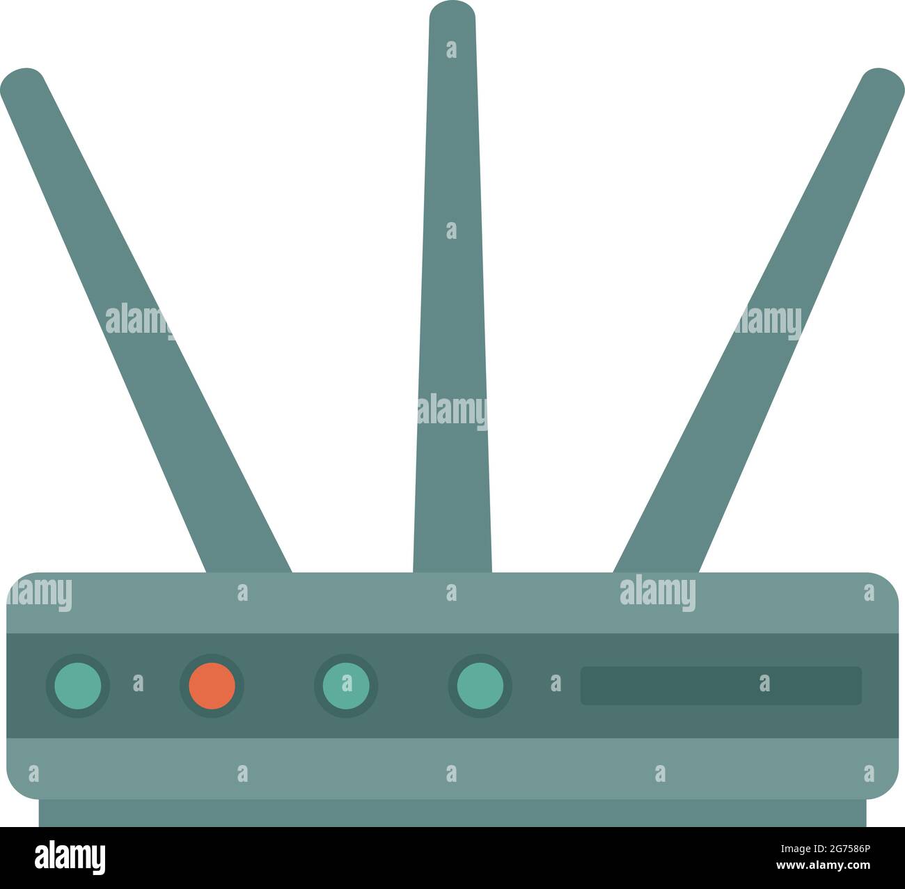 Data router icon flat isolated vector Stock Vector Image & Art - Alamy