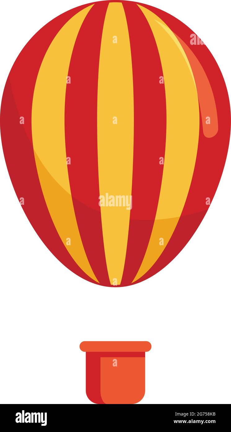 Circus air balloon icon flat isolated vector Stock Vector Image & Art ...
