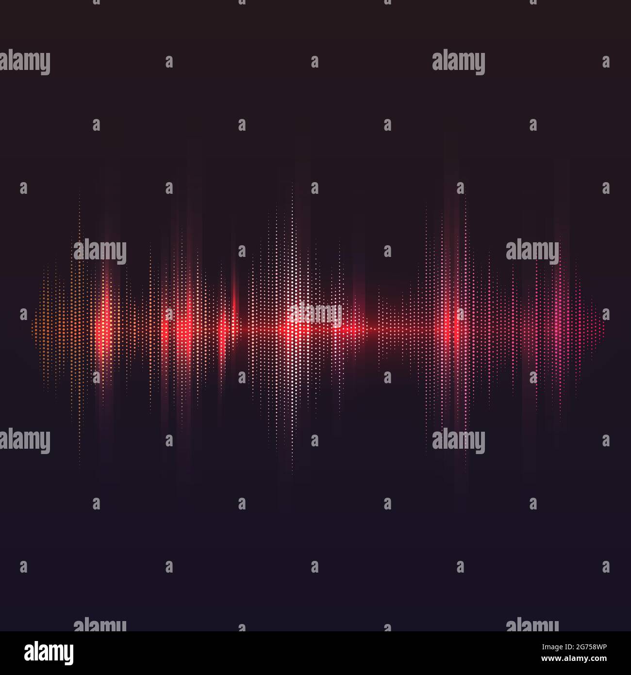 Red Sound Wave Background Stock Vector Images - Alamy