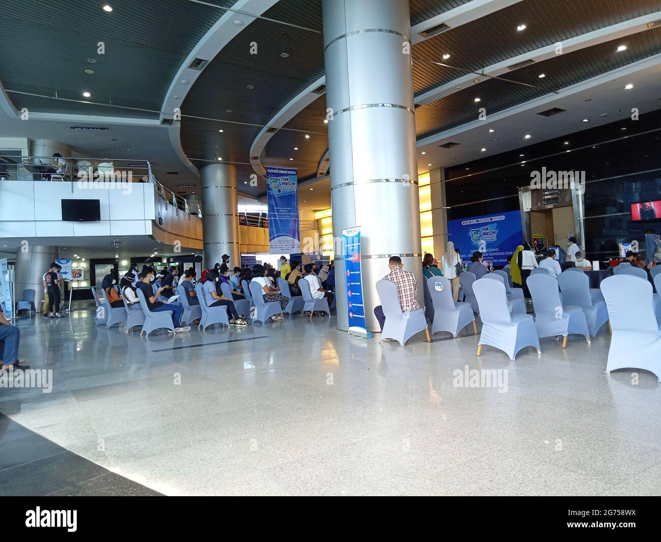 Editorial Photo, Indonesia, South Jakarta, 08 Juli 2021, queueing ...
