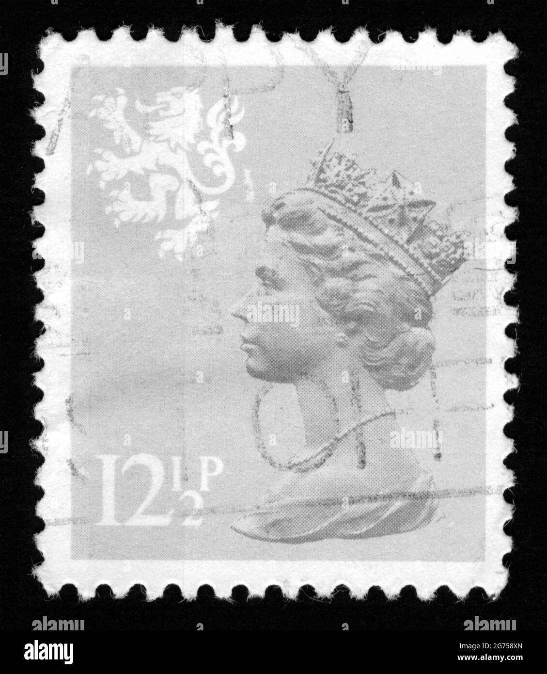 Elizabeth ii stamp Black and White Stock Photos & Images - Alamy