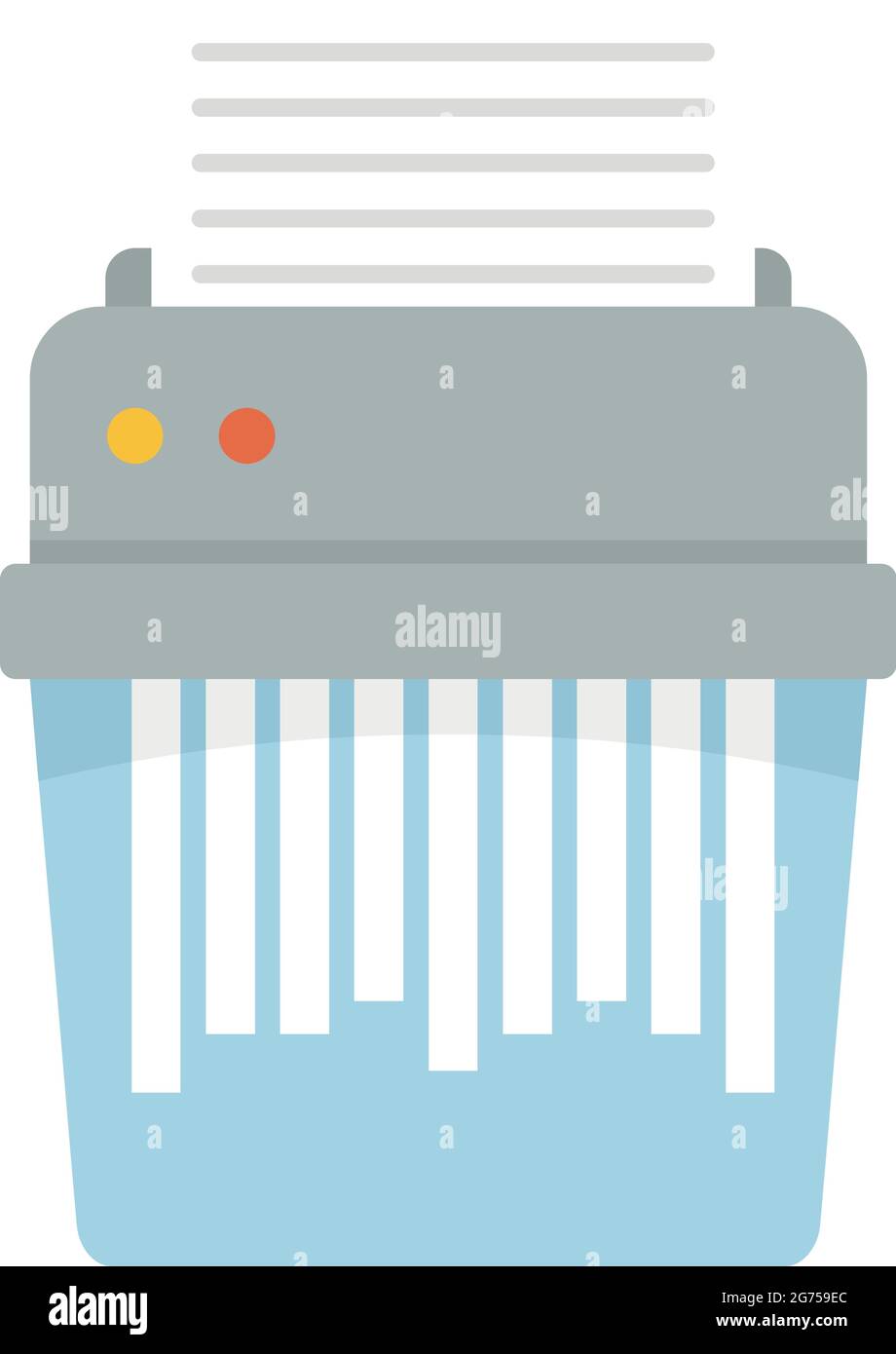 Shredder icon flat isolated vector Stock Vector Image & Art - Alamy