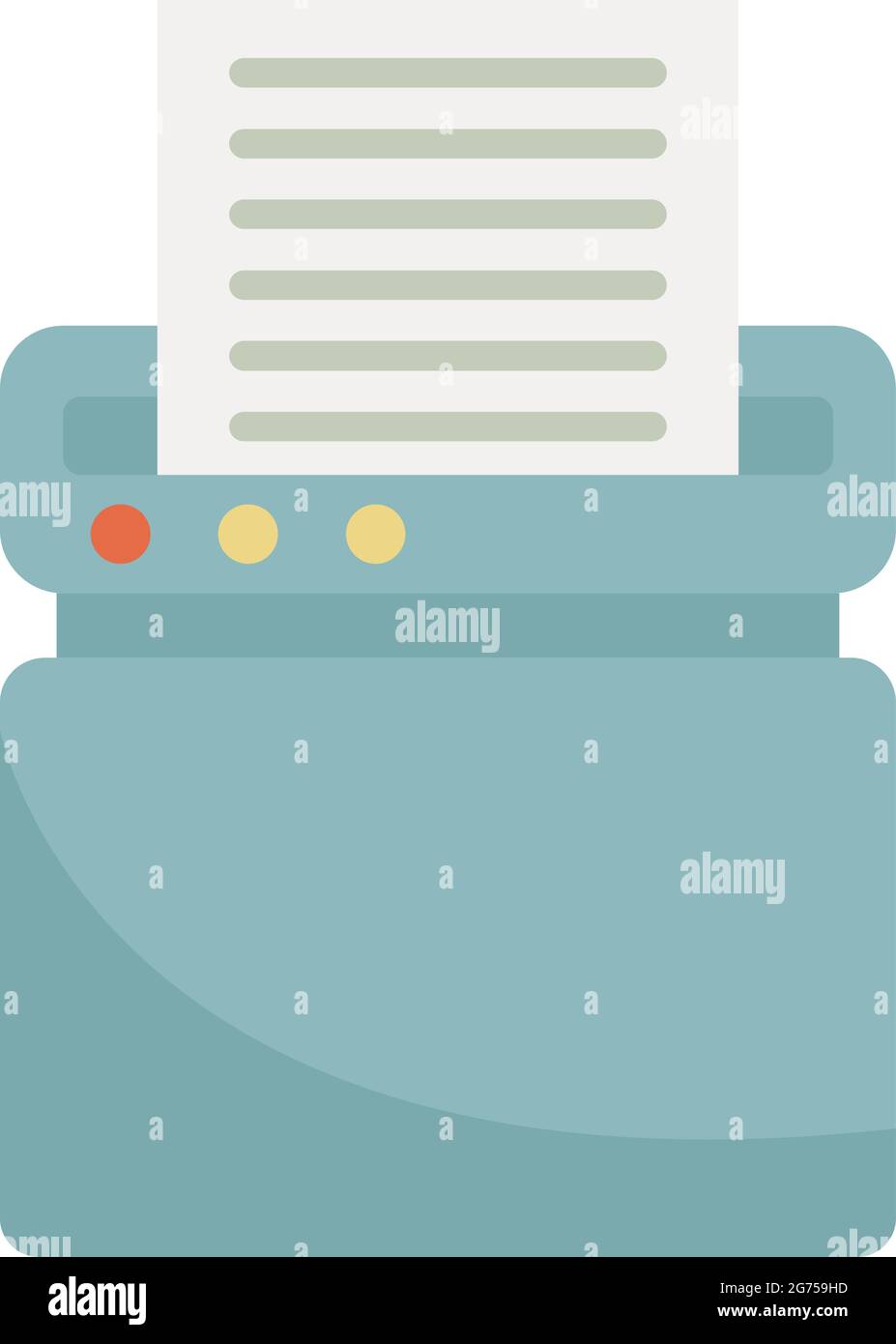 Safety shredder icon flat isolated vector Stock Vector Image & Art - Alamy