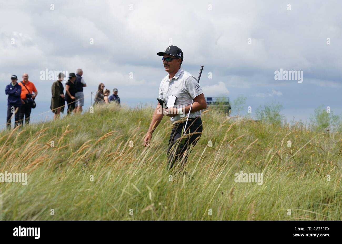 Rickie Fowler during the preview day at The Royal St George's Golf Club ...