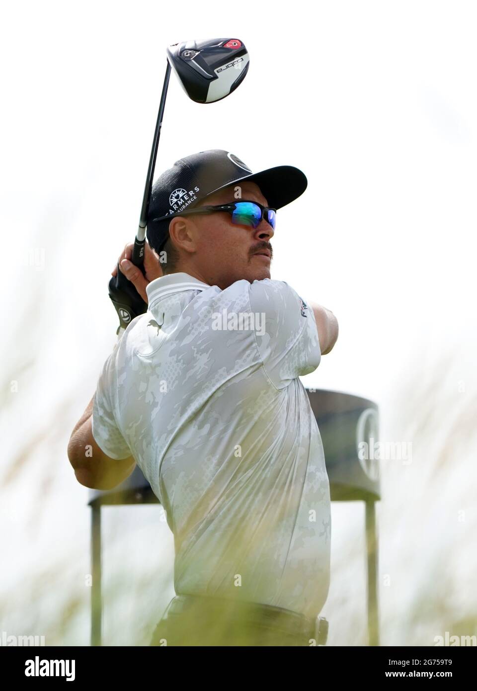 Rickie Fowler during the preview day at The Royal St George's Golf Club ...