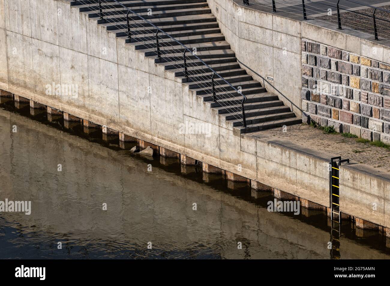 Stairs into the water hi-res stock photography and images - Alamy