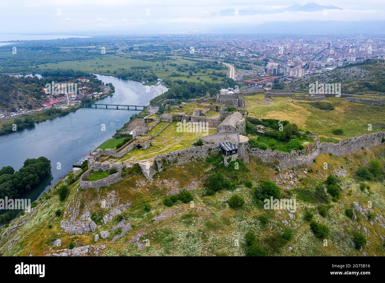 Rozafa Castle, Shkodra, Albania Stock Photo - Alamy