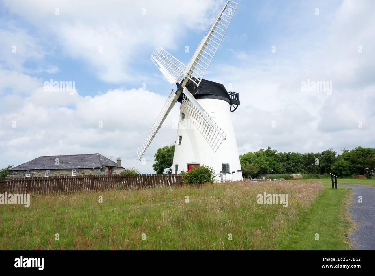 The Melin Llynon Windmill, which is the only surviving fully restored ...