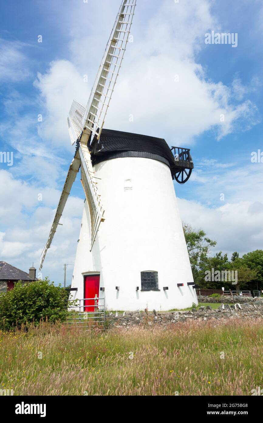 The Melin Llynon Windmill, which is the only surviving fully restored ...