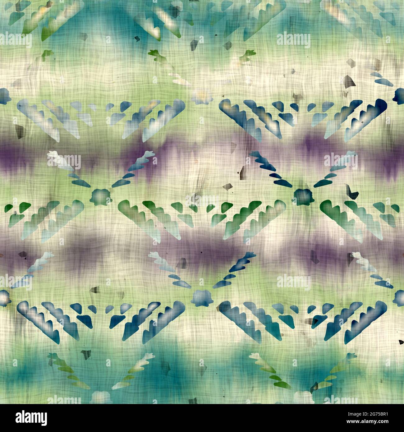 Seamless batik surface pattern swatch for print in cool pastel colors ...