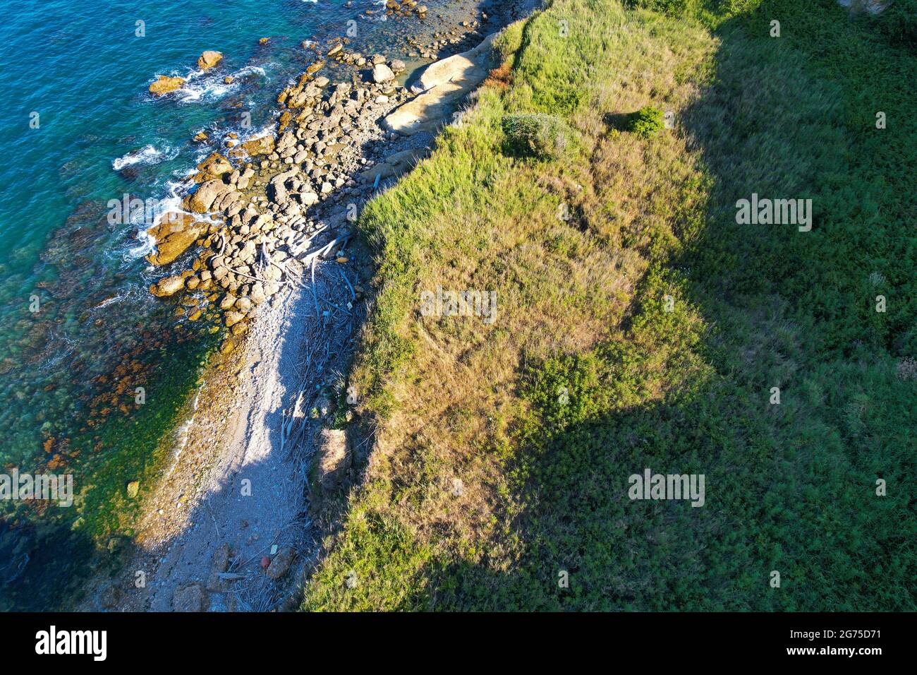 Italian coasts photographed with drone from above. It offers one of the ...
