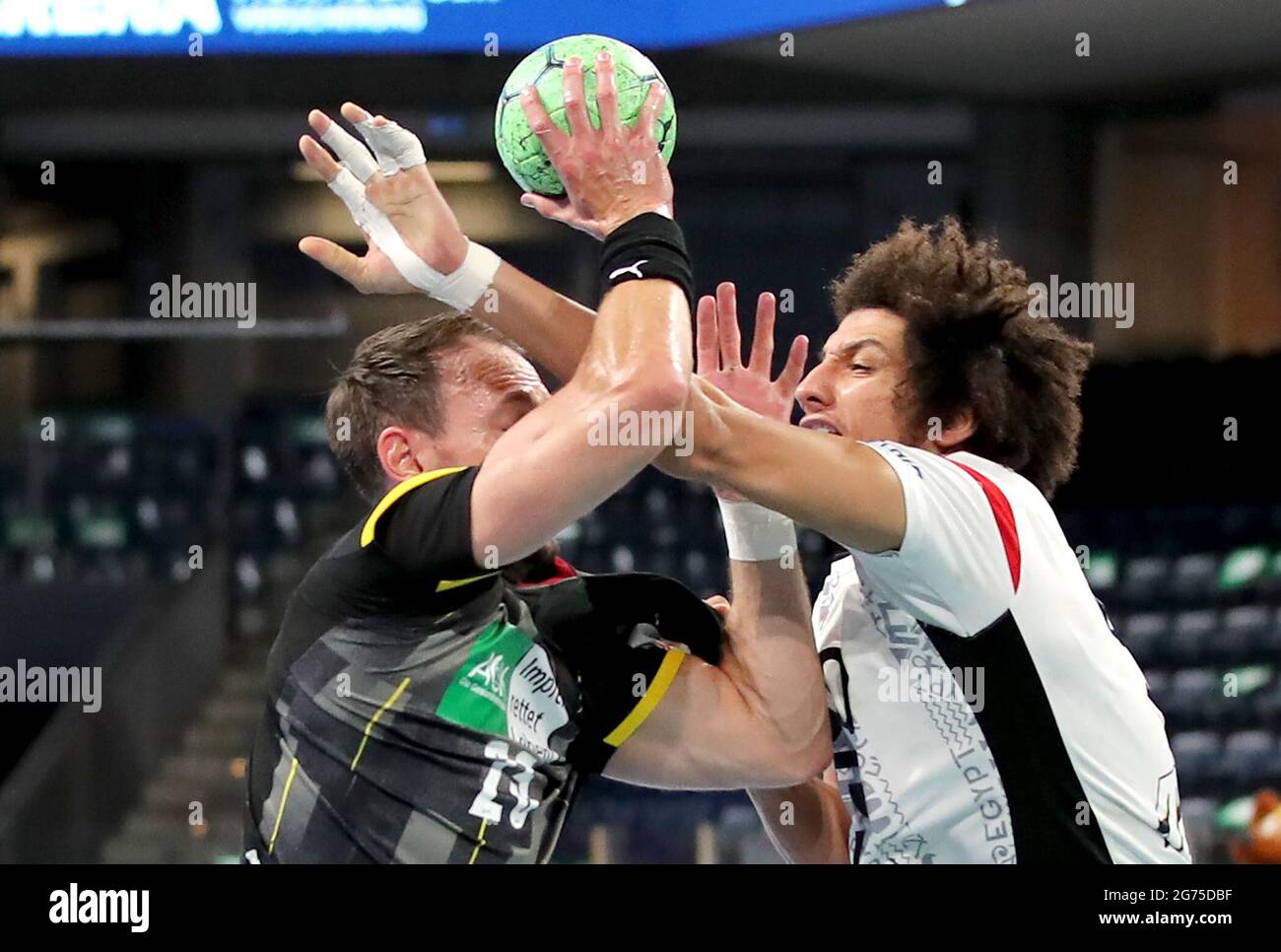 Nuremberg, Germany. 11th July, 2021. Handball: International match ...