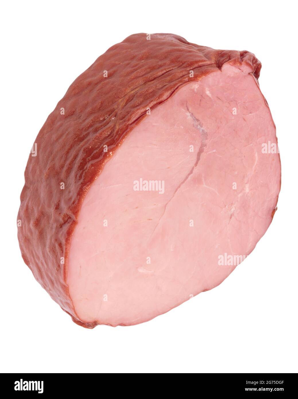 Piece of Boiled and Smoked Meat Isolated Stock Photo - Alamy