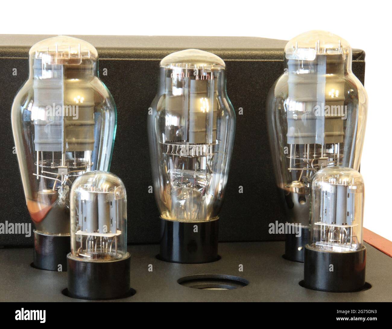 vacuum tube amplifier on 300B triodes Stock Photo - Alamy