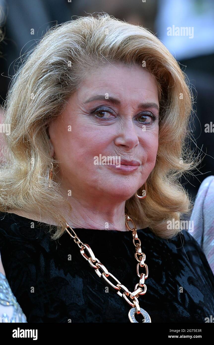 Cannes, France. 10th July, 2021. Catherine Deneuve attends the ...