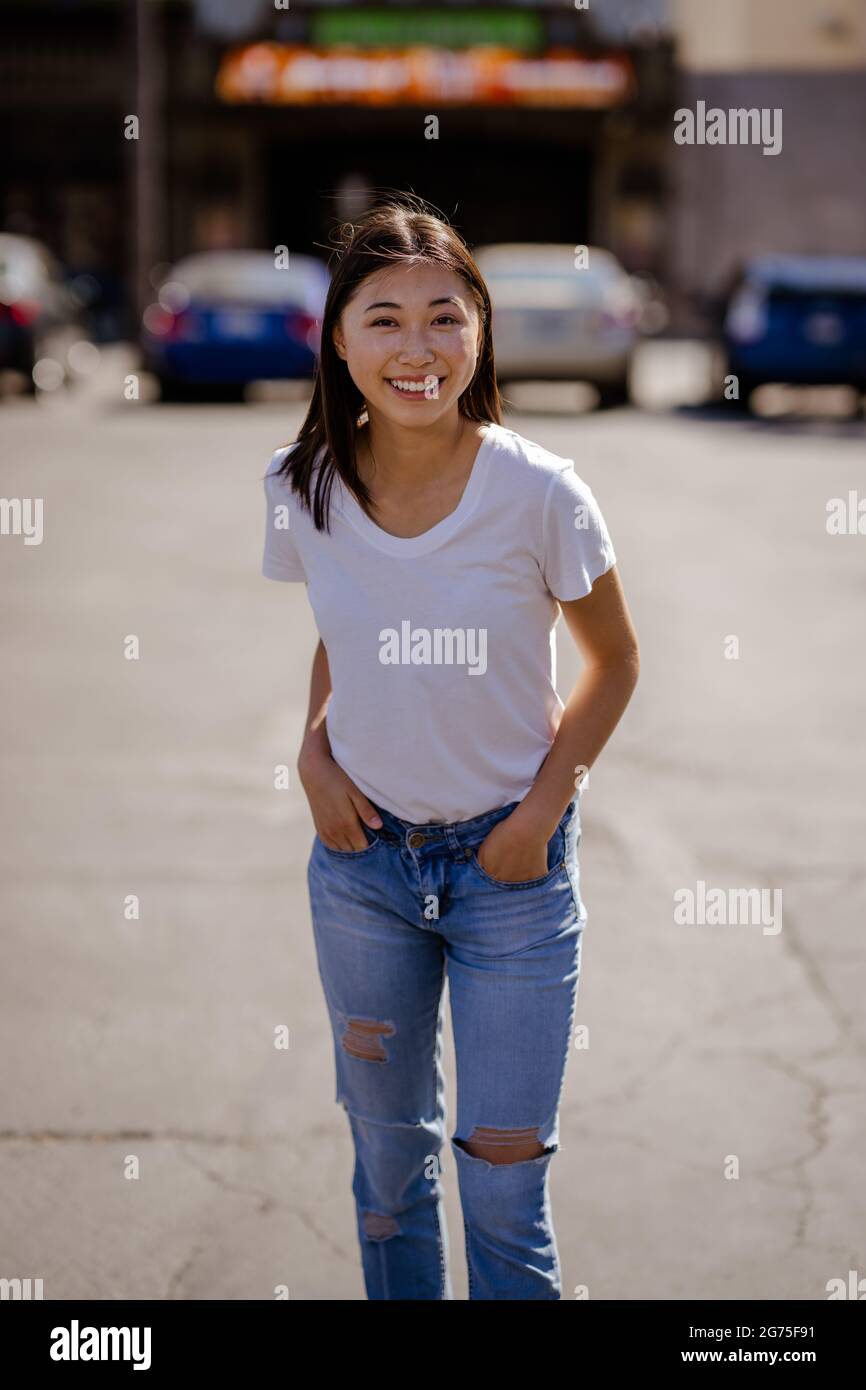 Thin And Tall Woman From China