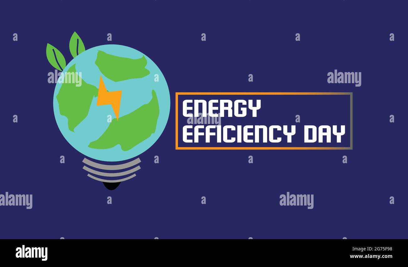 Energy Efficiency Day vector template Stock Vector Image & Art - Alamy
