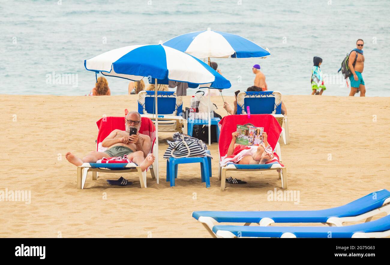 Las Palmas, Gran Canaria, Canary Islands, Spain. 11th July, 2021 ...