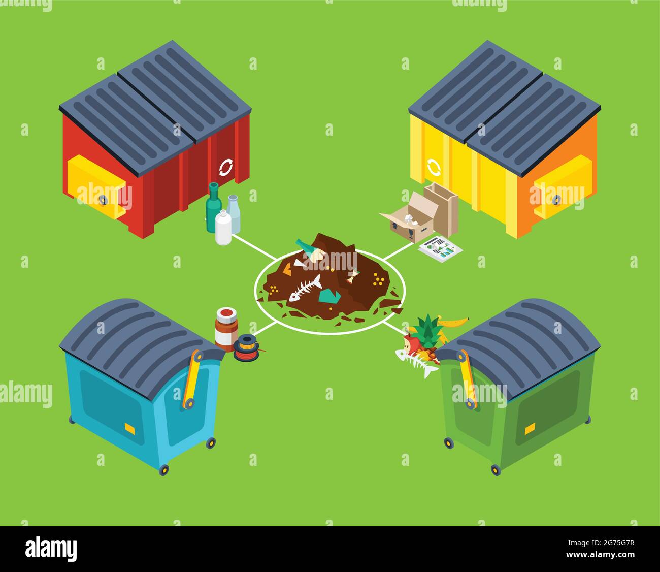 Waste Management Stock Vector Images - Alamy