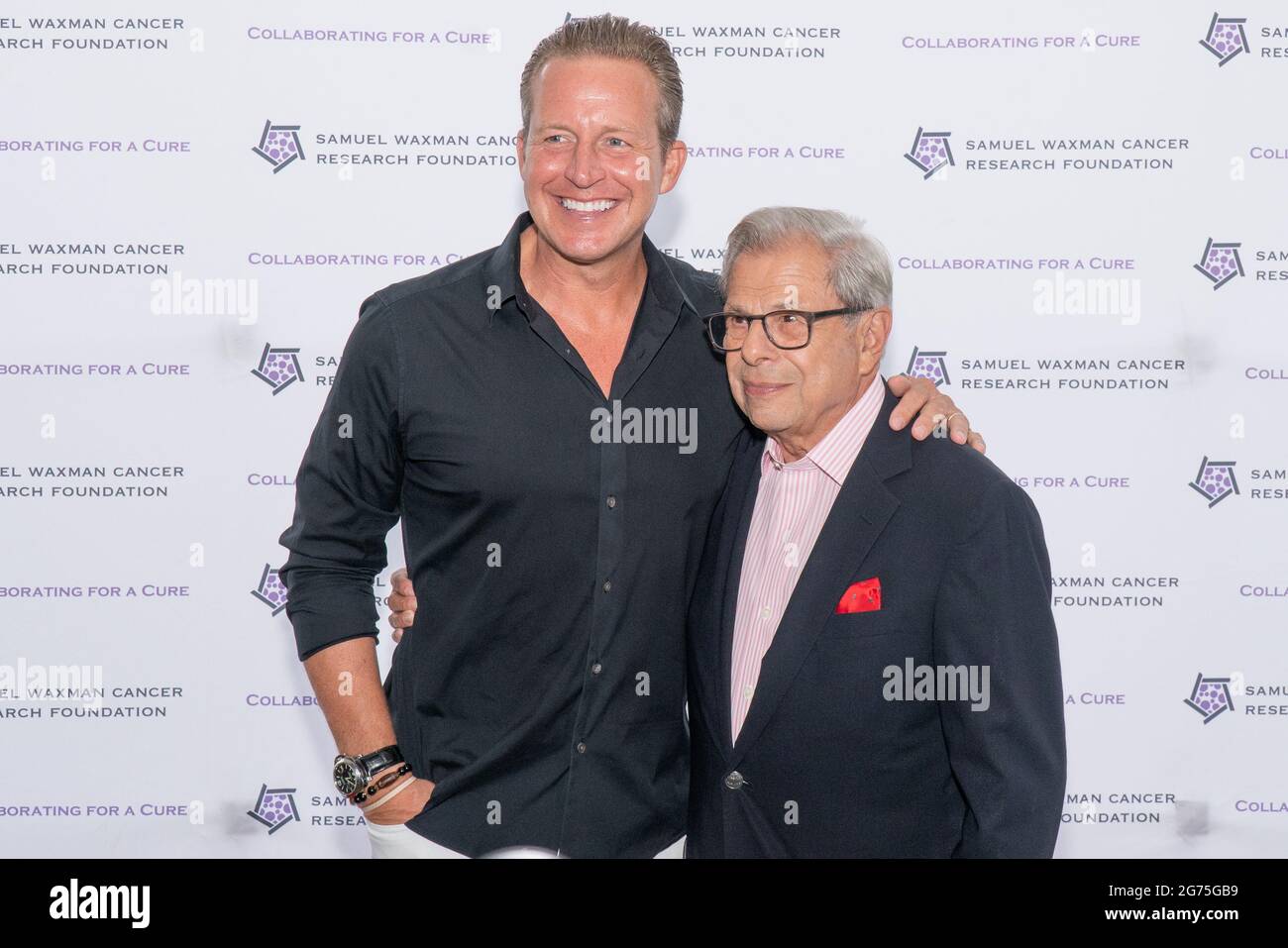 Chris Wragge and Samuel Waxman M.D attend the Samuel Waxman Cancer ...