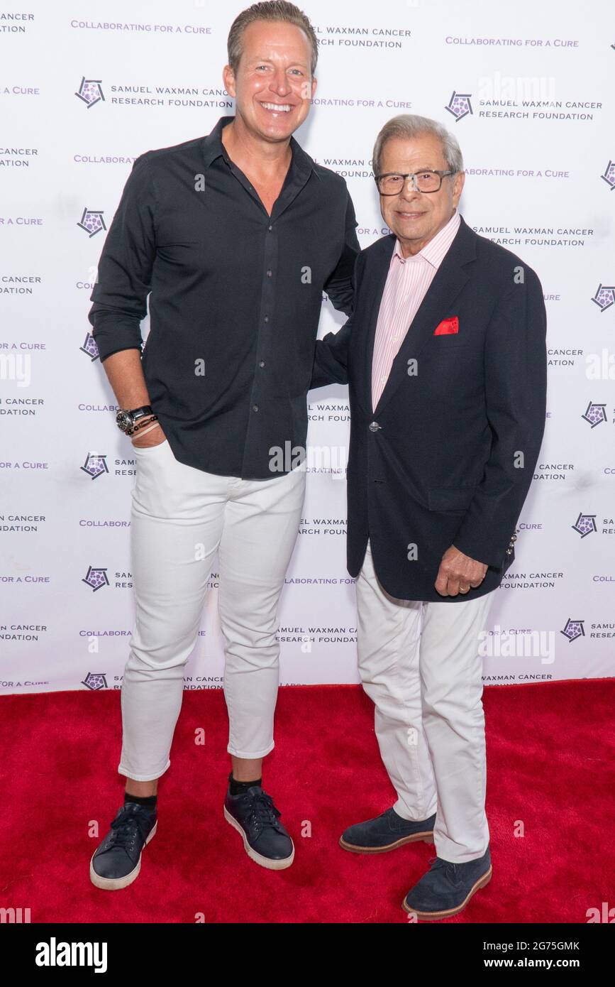 Chris Wragge and Samuel Waxman M.D attend the Samuel Waxman Cancer ...