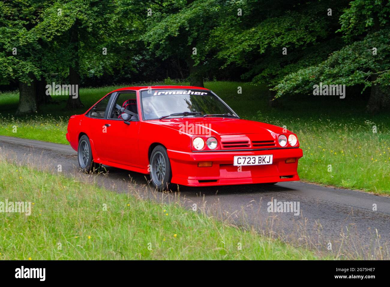 1985 80s red Opel GT 5 speed manual at ‘The Cars the Star Show” in ...