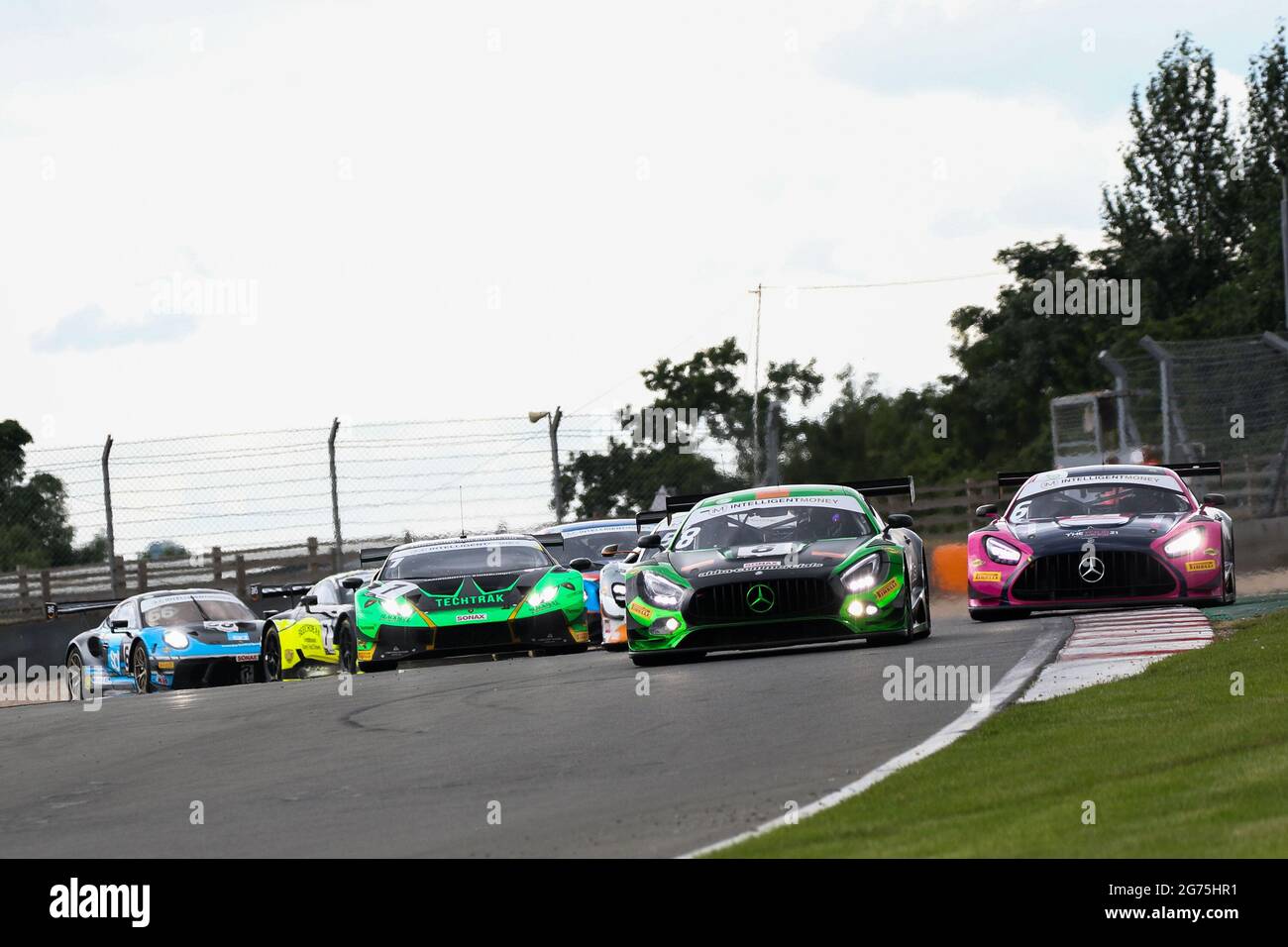 Castle Donington, UK. 11th July, 2021. Team Abba Racing (#8) Mercedes ...