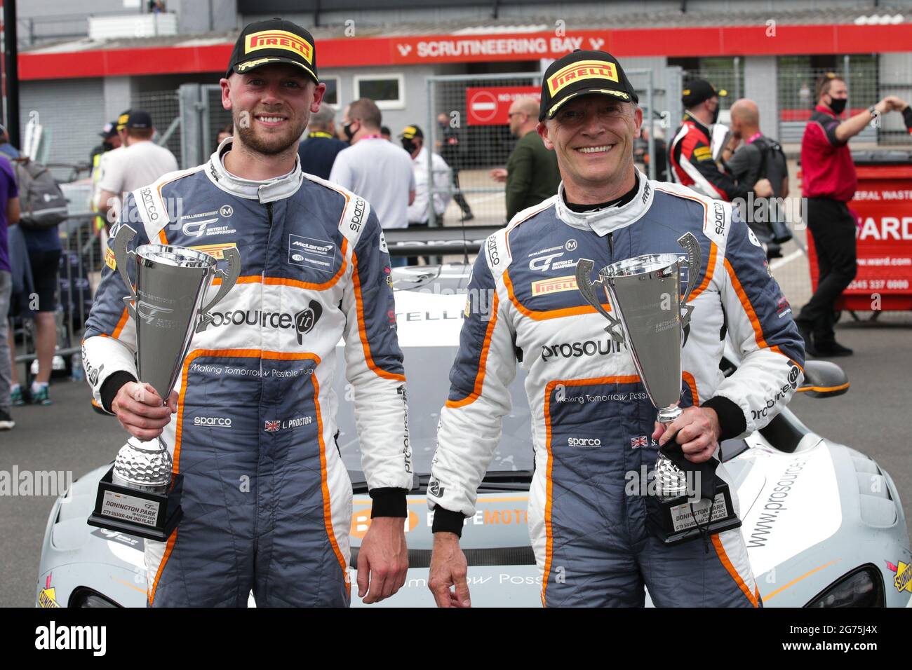 Castle Donington, UK. 11th July, 2021. Balfe Motorsport (#5) McLaren ...