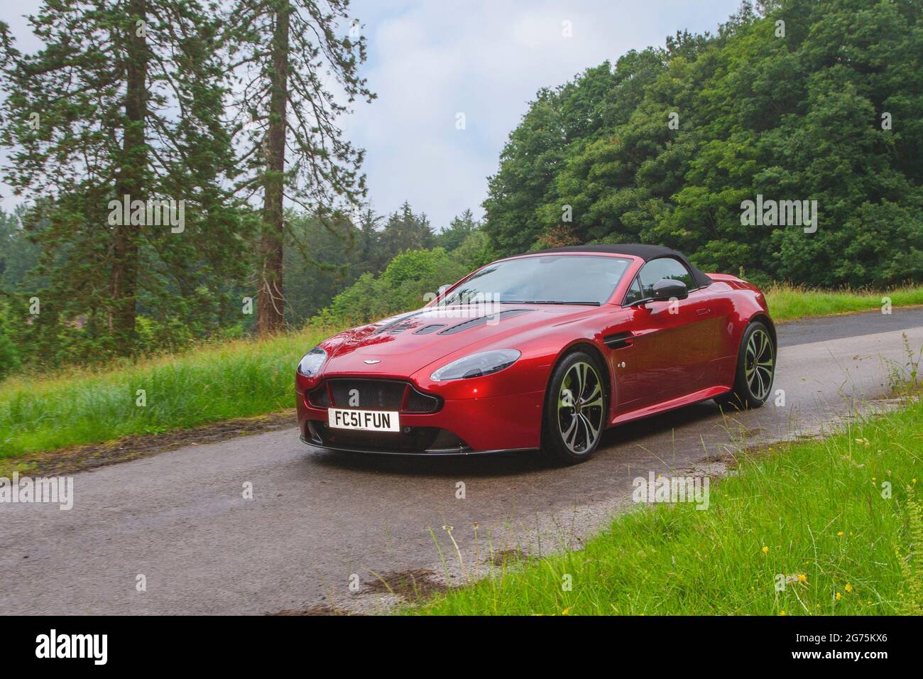2015 red Aston Martin S V12 Roadster, 7 speed automatic 5935 cc petrol ...