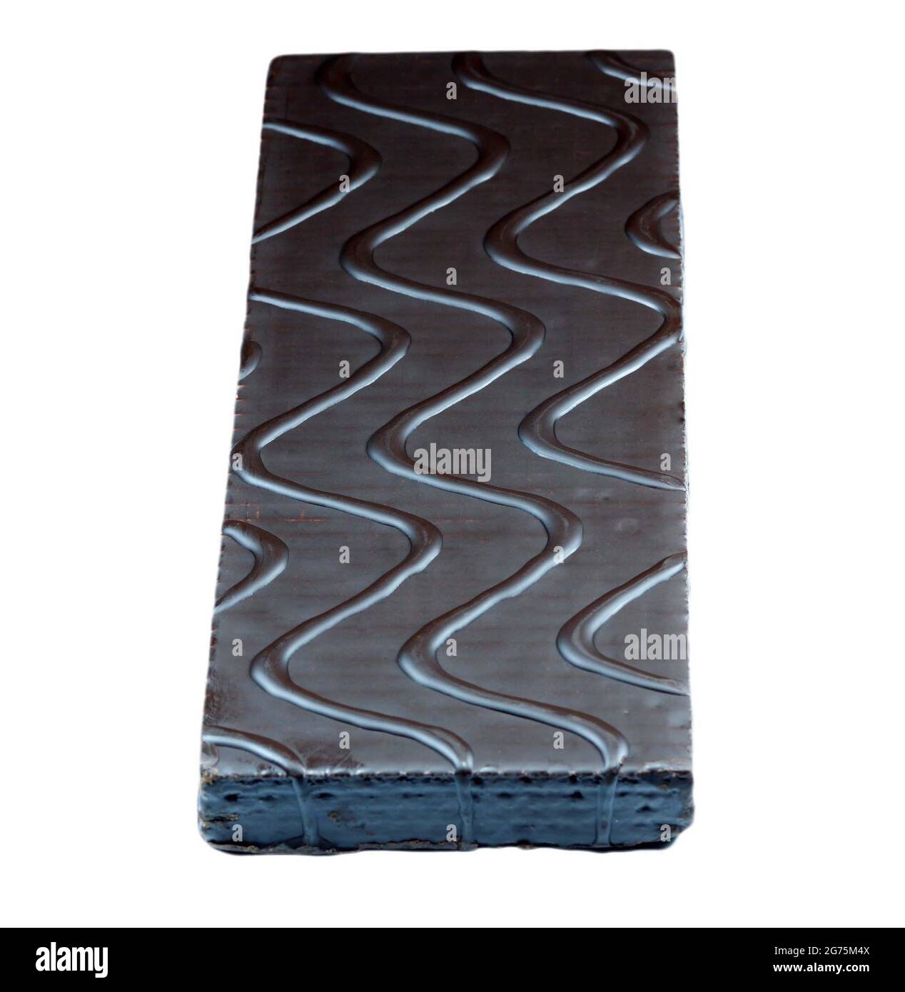rectangle waffle chocolate cake isolated Stock Photo - Alamy