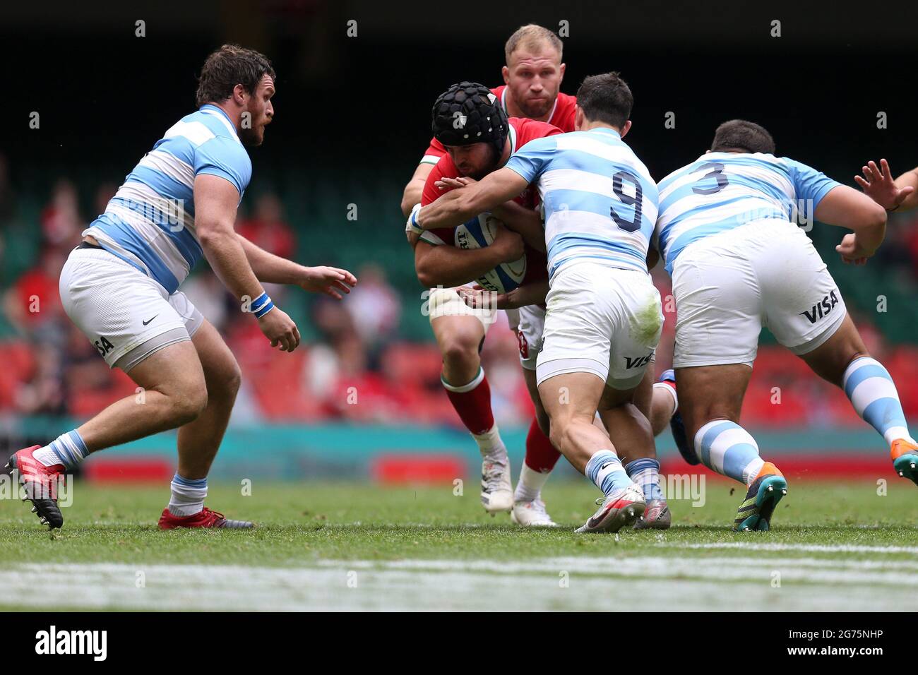 Friendly international at the millennium stadium hi-res stock ...