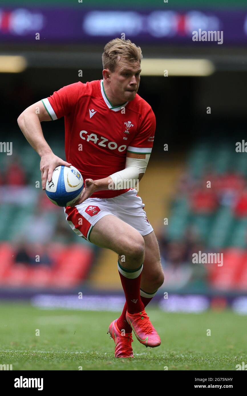 Friendly international at the millennium stadium hi-res stock ...