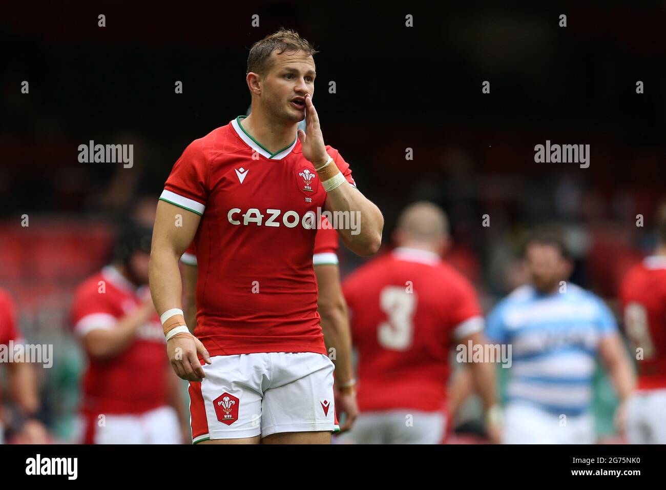Friendly international at the millennium stadium hi-res stock ...