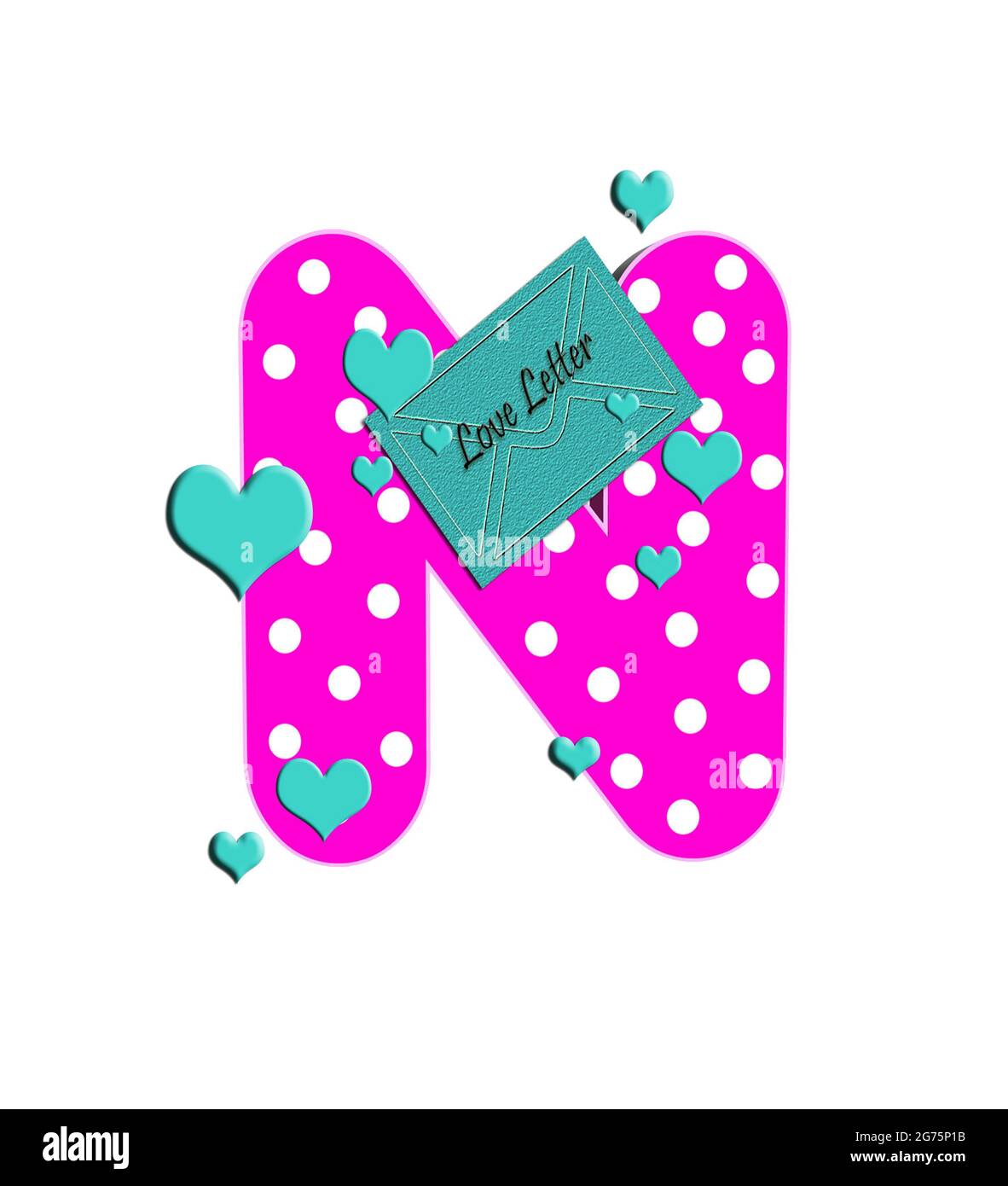 Big love in letters Cut Out Stock Images & Pictures - Alamy