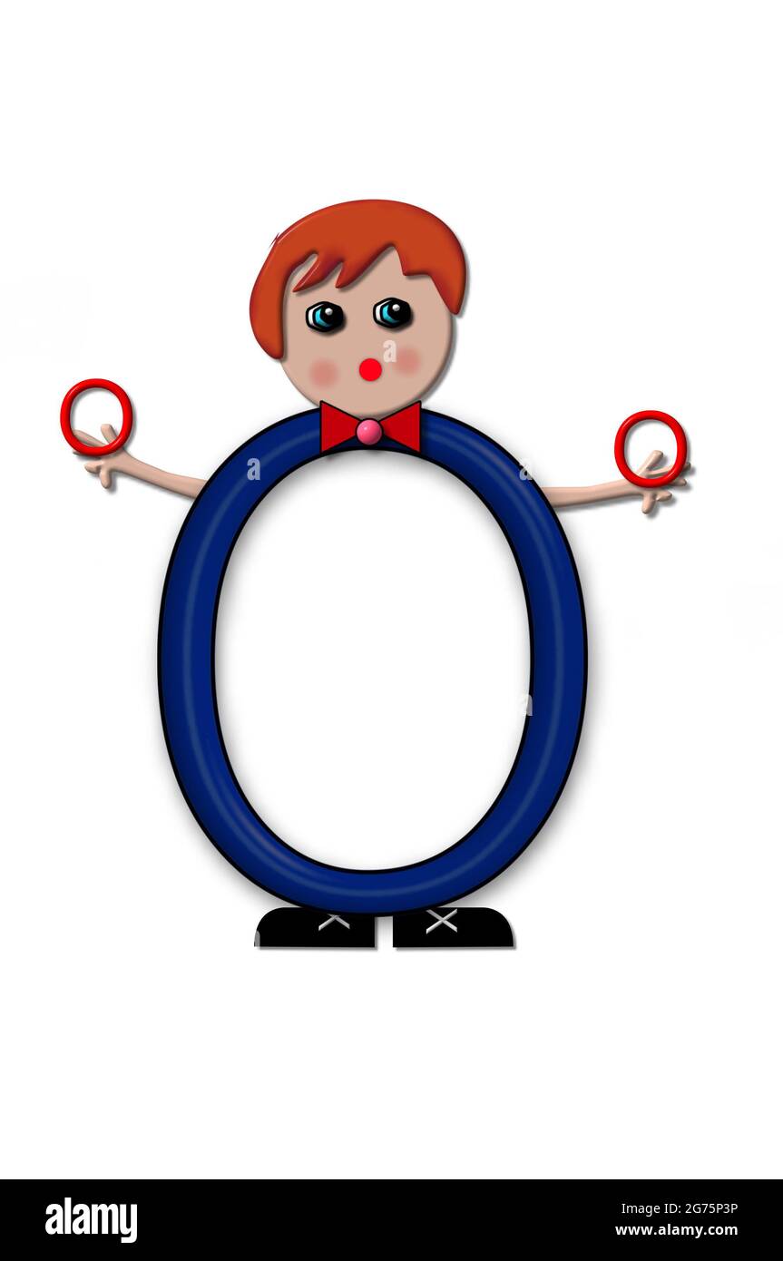 The Letter O In The Alphabet Set Living Letters Has Head Arms And