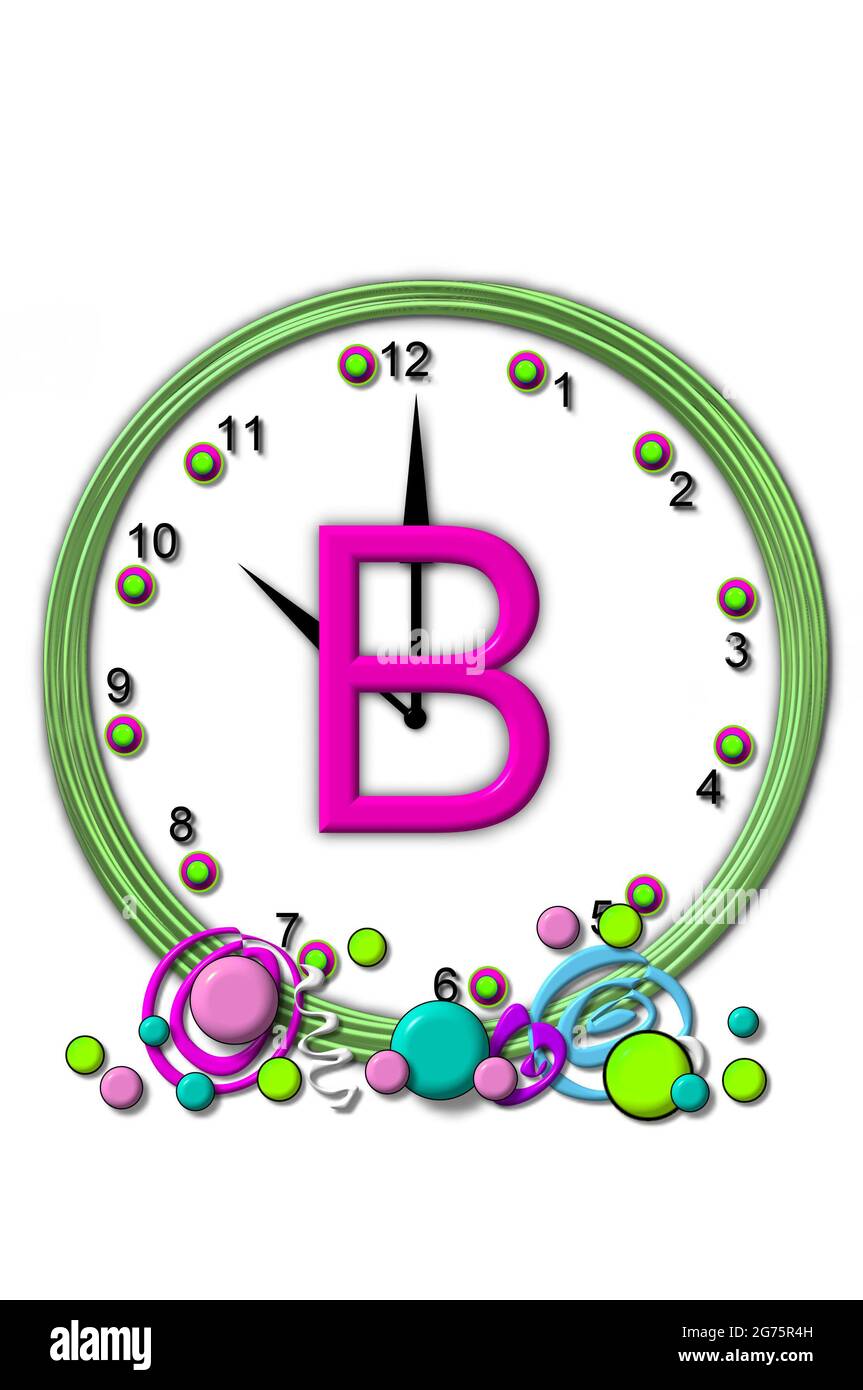 The letter B, in the alphabet set Timeless, is sitting in the middle of ...