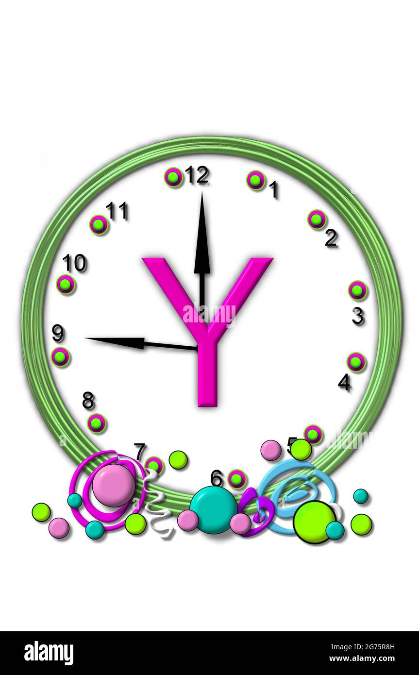 The letter Y, in the alphabet set Timeless, is sitting in the middle of ...