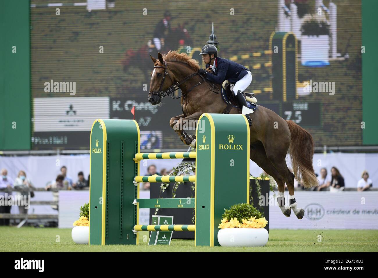Kenneth Cheng riding Tyson AZ during the Masters Chantilly 2021, FEI ...
