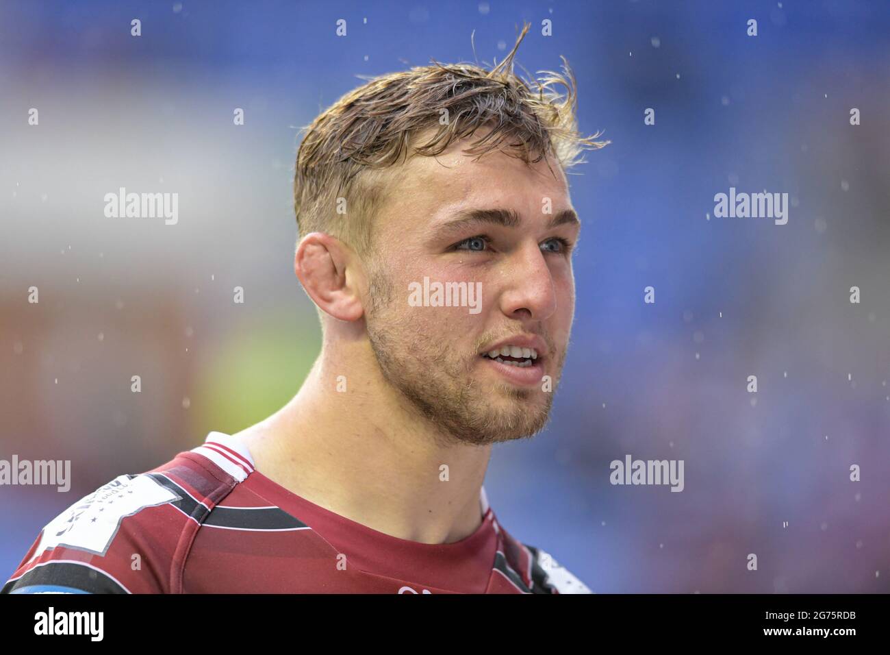 Sam Powell (9) of Wigan Warriors in action Stock Photo - Alamy