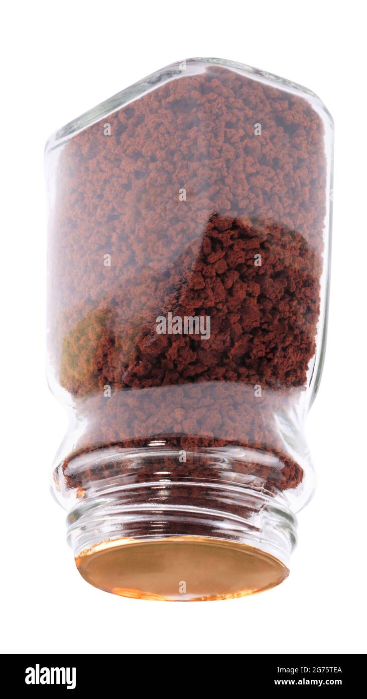 Jar of Instant Coffee Isolated Stock Photo - Alamy